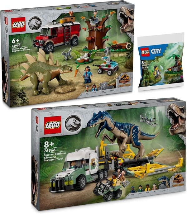 Test : lego Jurassic World mission Allosaurus et Stégosaure, kits ...
